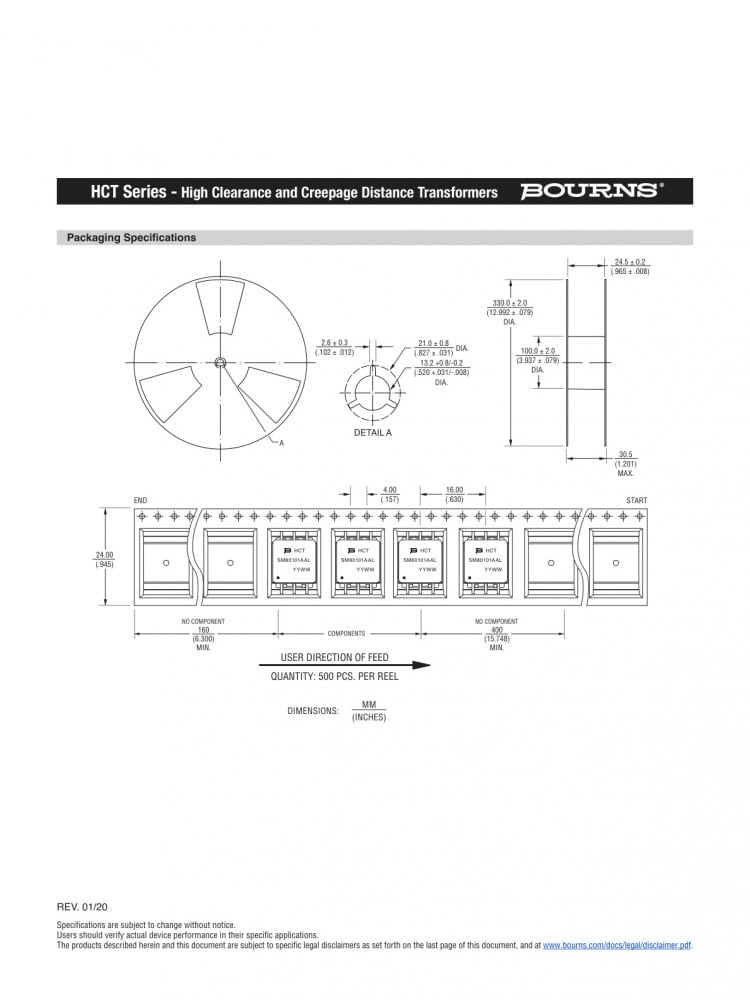 BOURNS HCT Series datasheet page 4