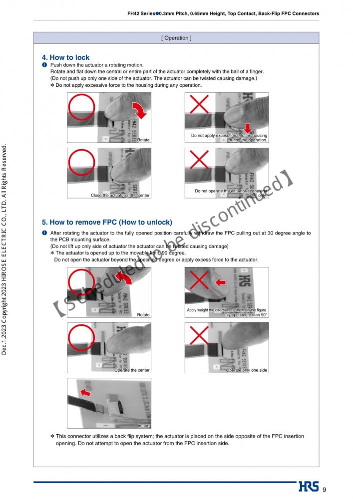 FH42 series documentation page 9