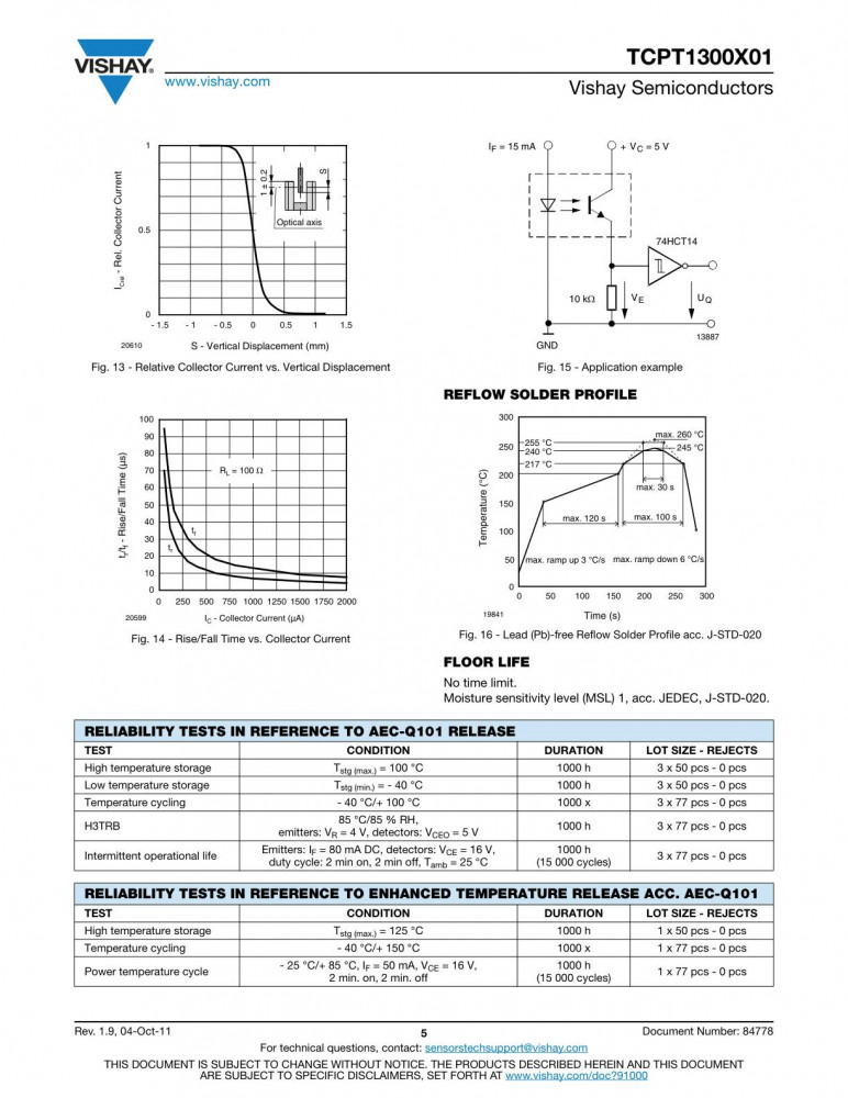 TCPT1300X01 datasheet page 5