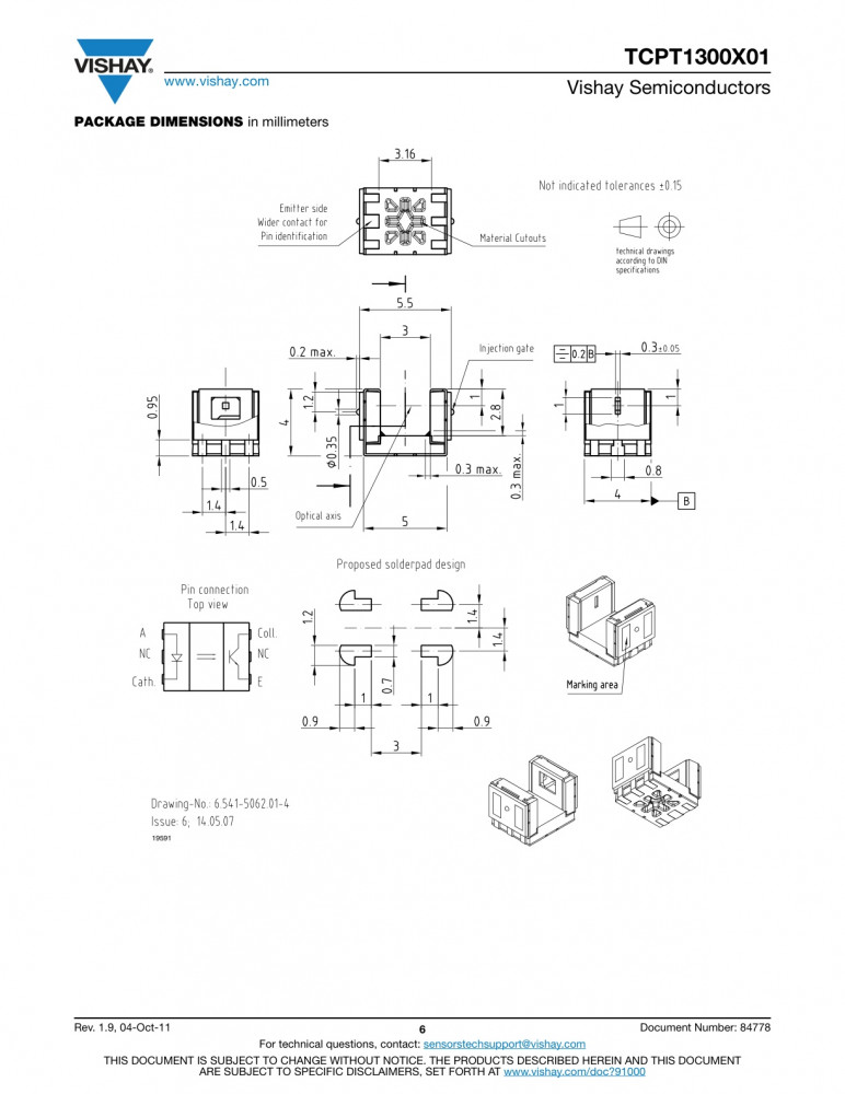 TCPT1300X01 datasheet page 6