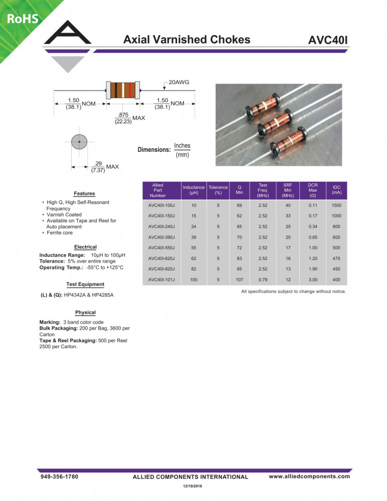 AVC40I series technical document image