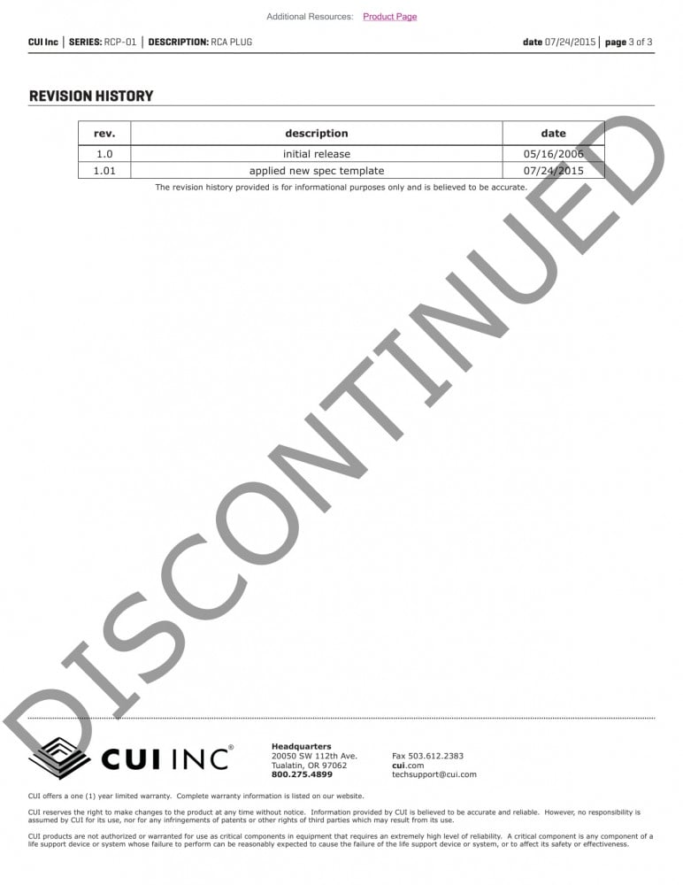 CUI RCP-014 datasheet page 3