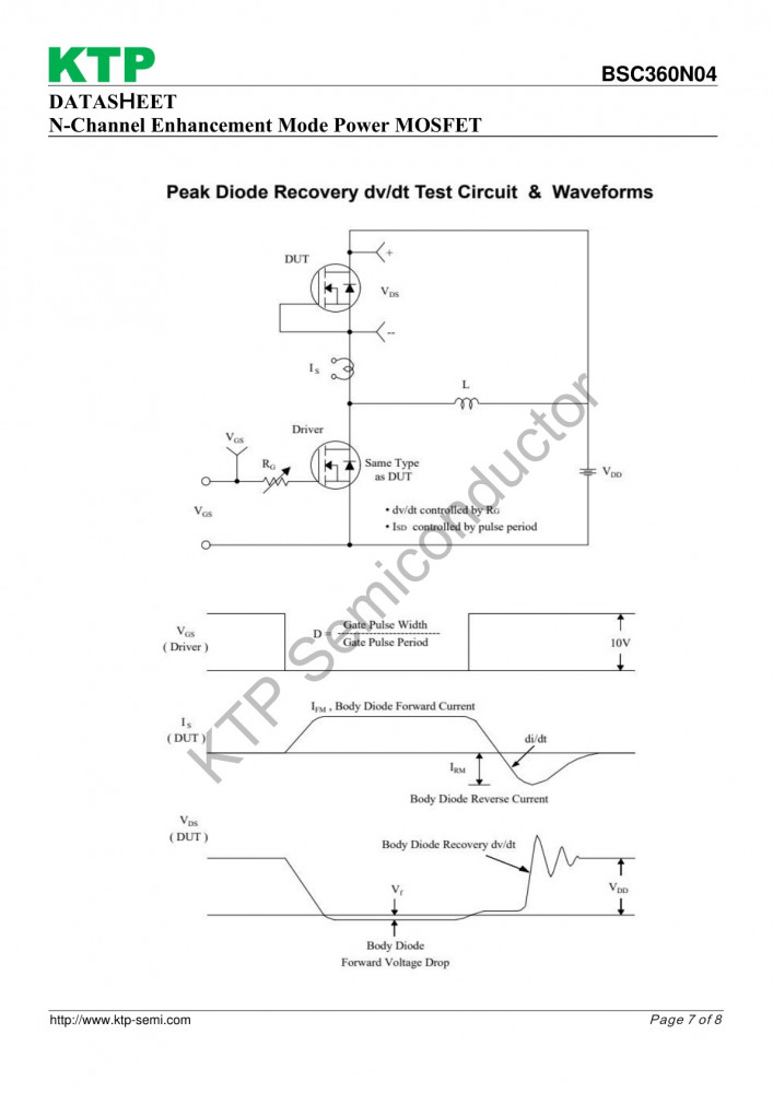 BSC360N04 datasheet page 7