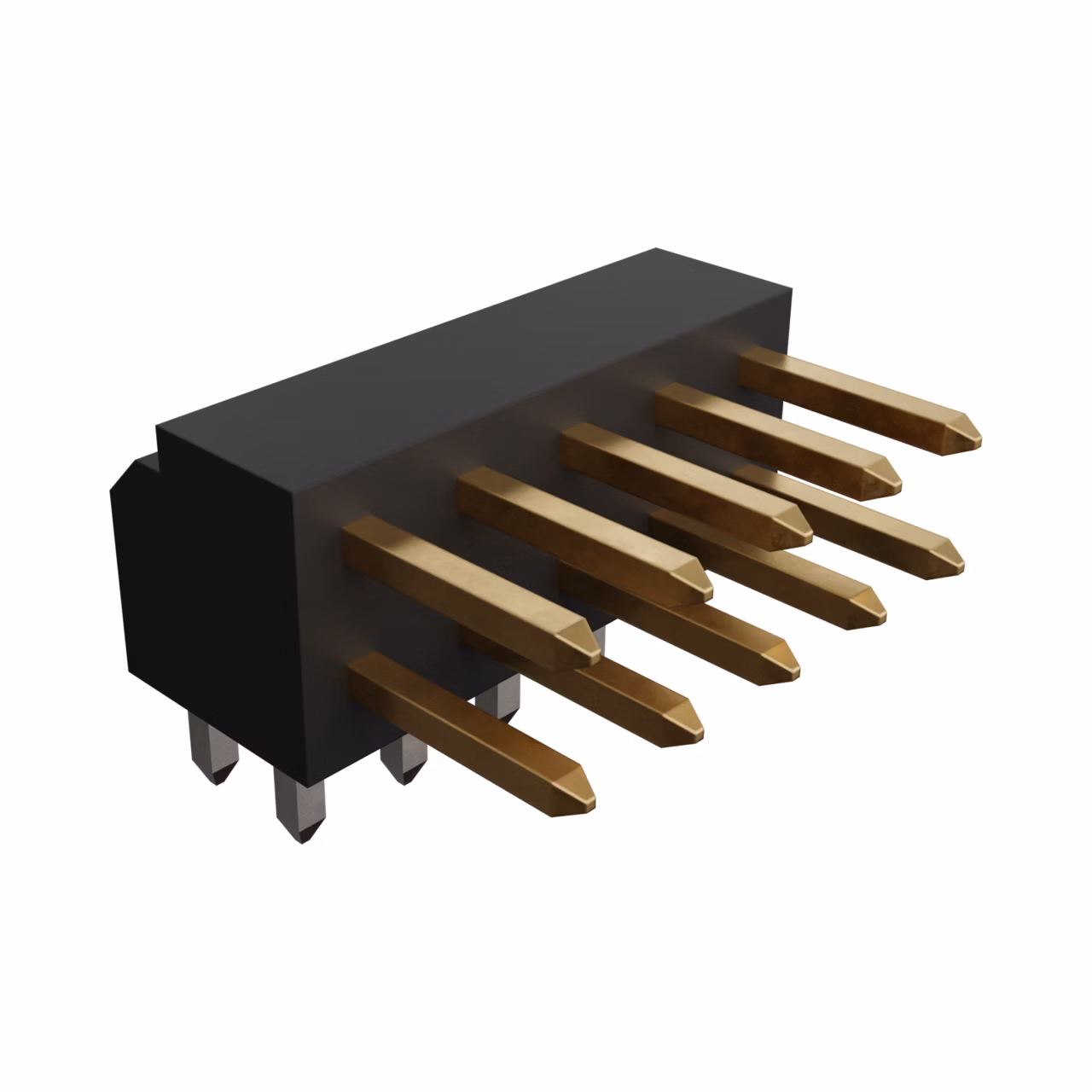 2.00mm Pitch Milli-Grid Header, Right-Angle, Through Hole, 4 Circuits, 2.54µm Tin (Sn) Plating, Mating Pin Length 6.00mm, Tail Length 2.90mm, Tray, Lead-Free