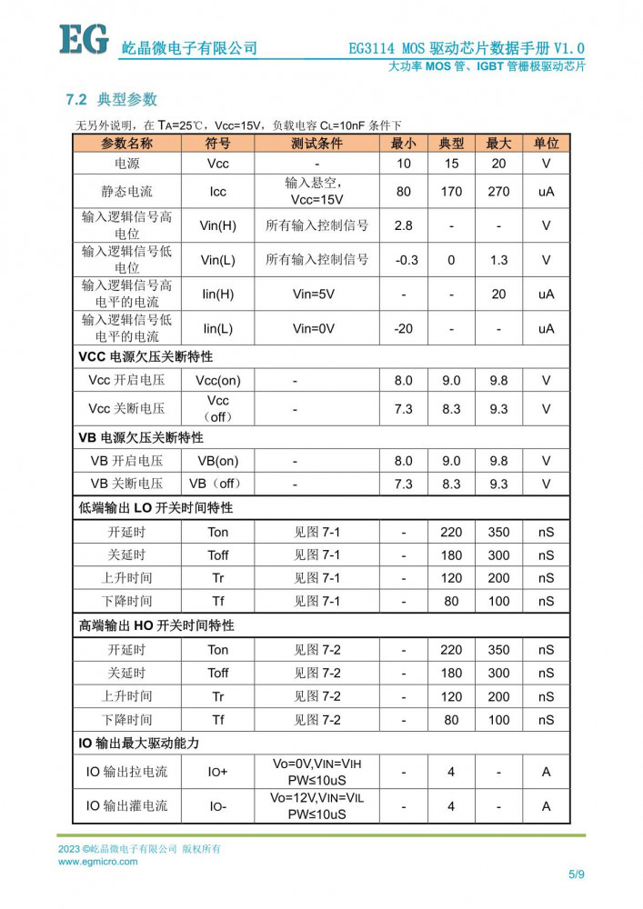 EG3114 datasheet page 8