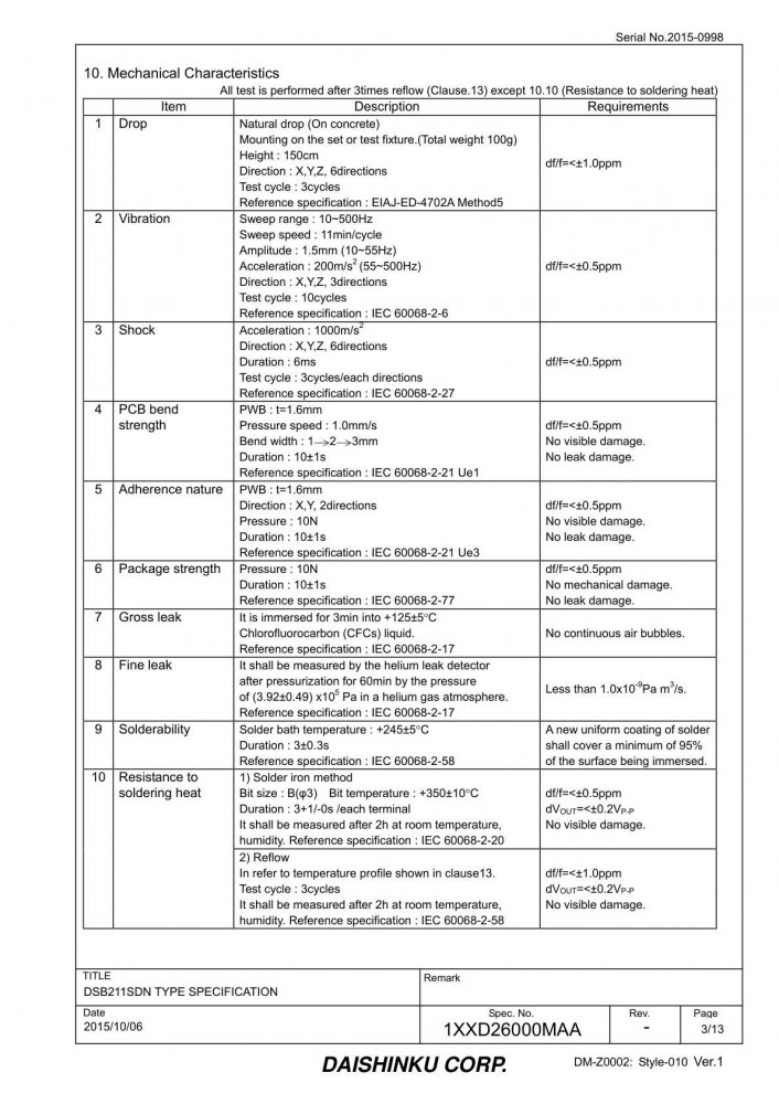 1XXD26000MAA specification page 4