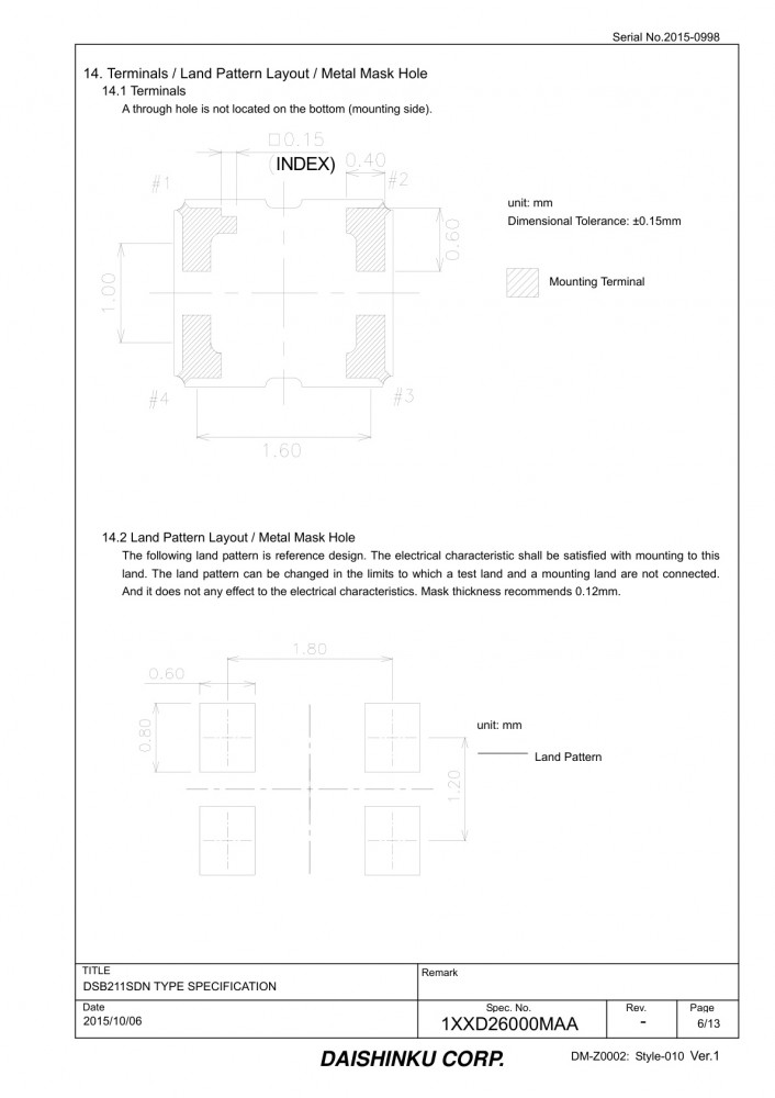 1XXD26000MAA specification page 7