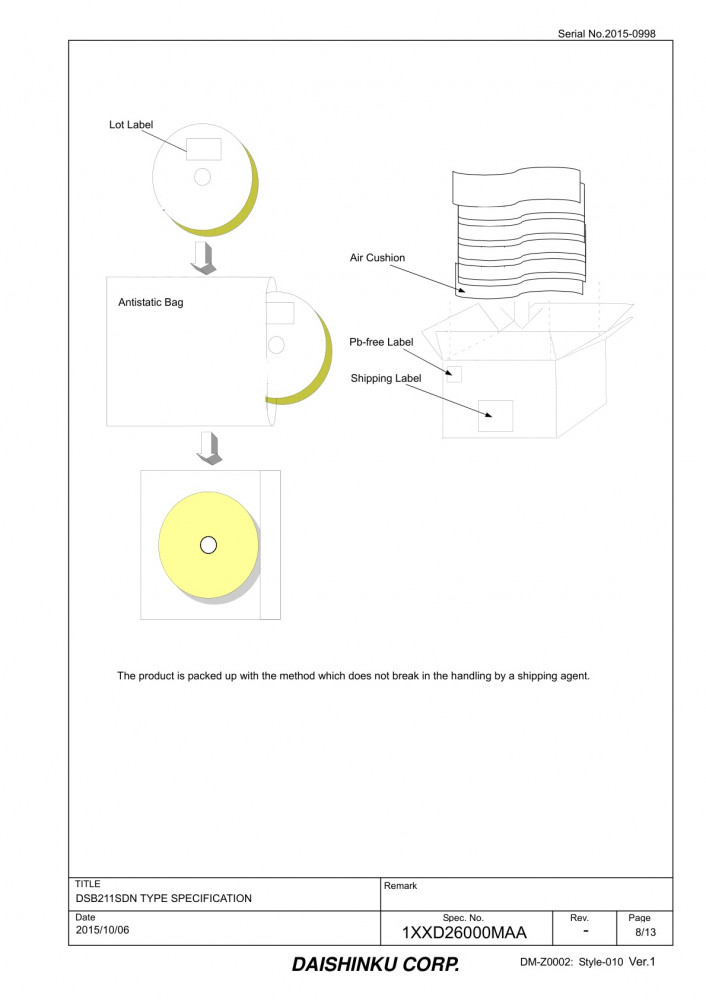 1XXD26000MAA specification page 9