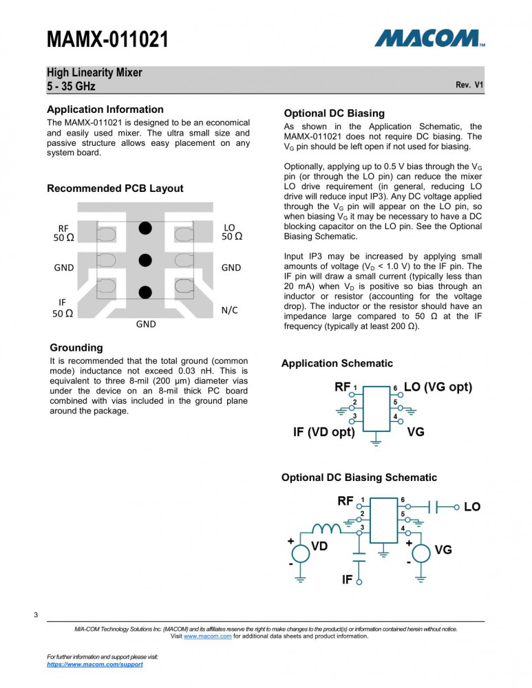 MAMX-011021 datasheet page 3