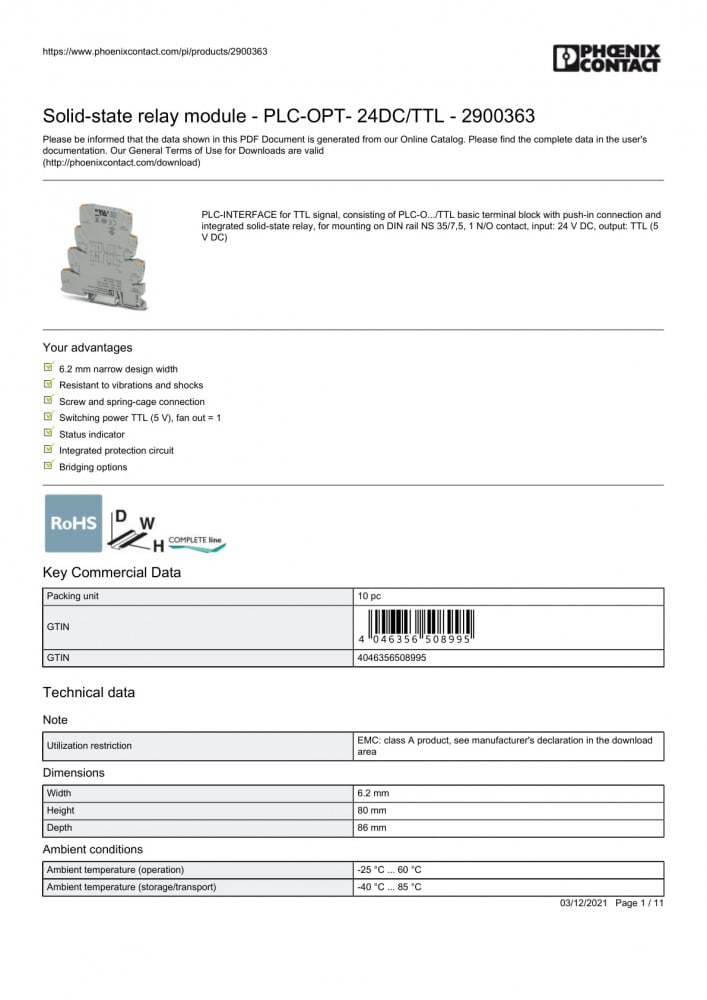 2900363 technical document page 1