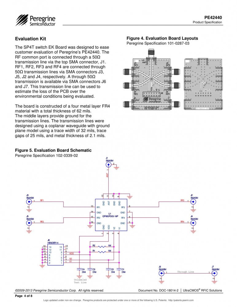 PE42440 datasheet page 4
