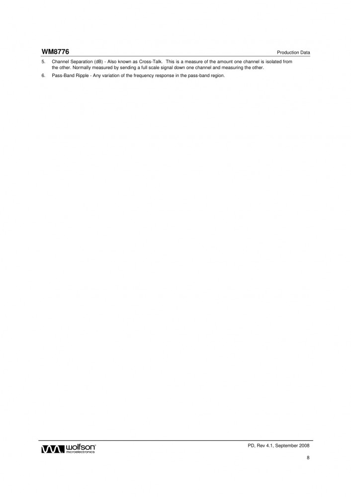 WM8776 datasheet page 8