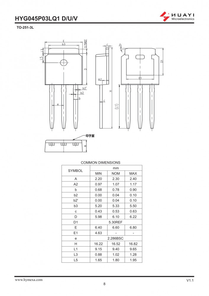 HYG045P03LQ1D technical document page 8