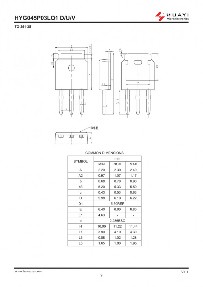 HYG045P03LQ1D technical document page 9