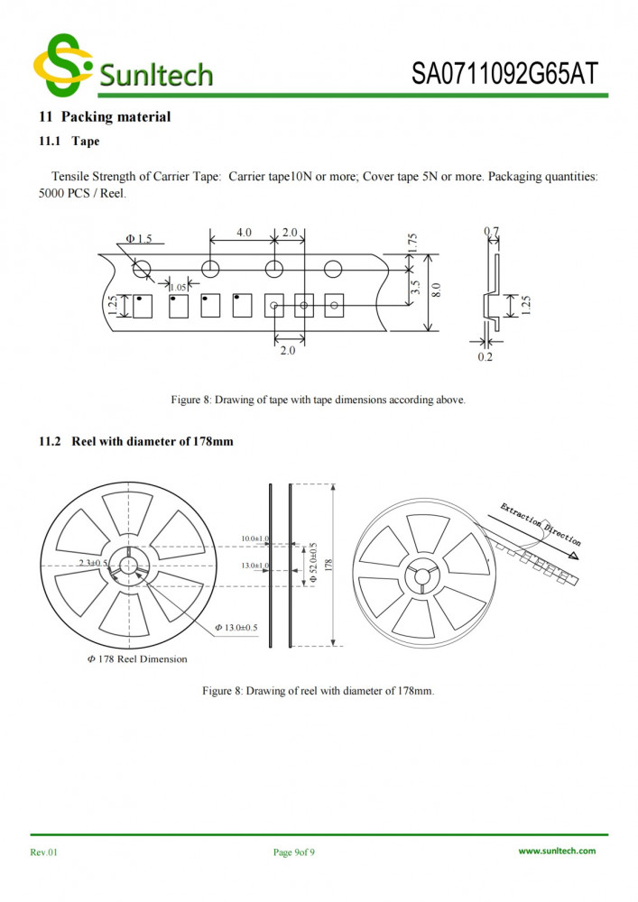 SA0711092G65AT datasheet page 9