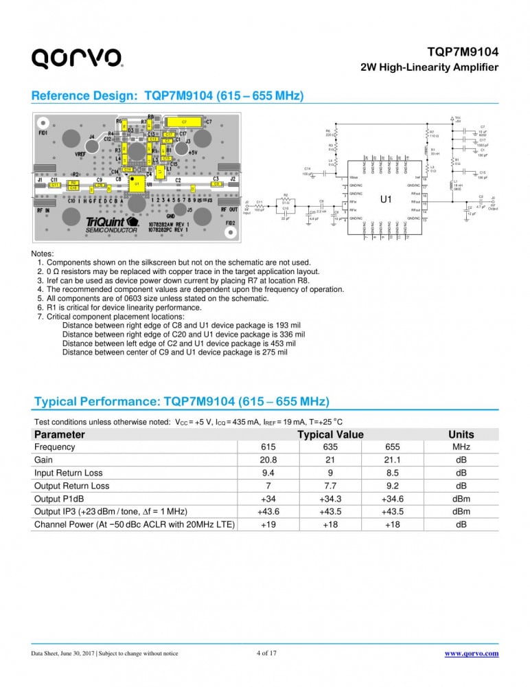 TQP7M9104 technical document page 4