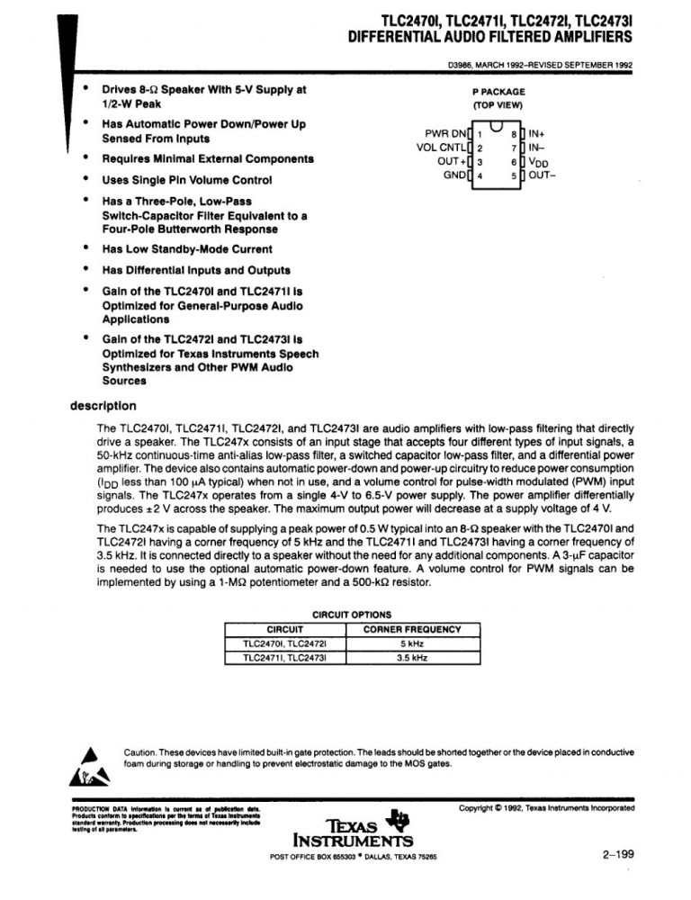 TLC2472ID datasheet page 2