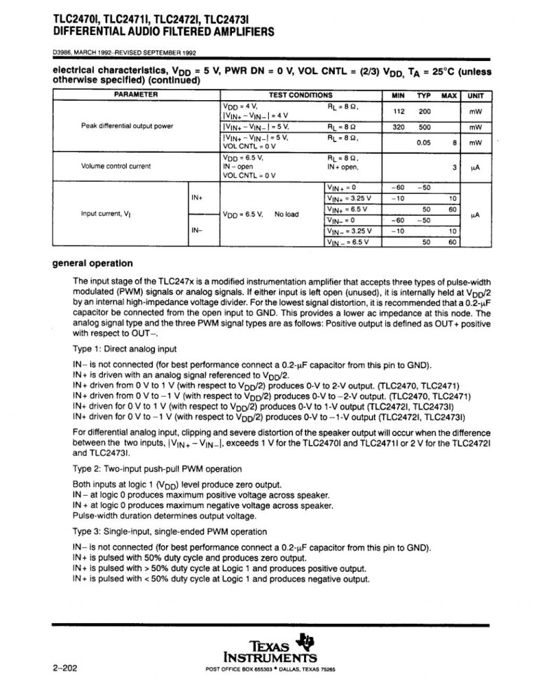 TLC2472ID datasheet page 5