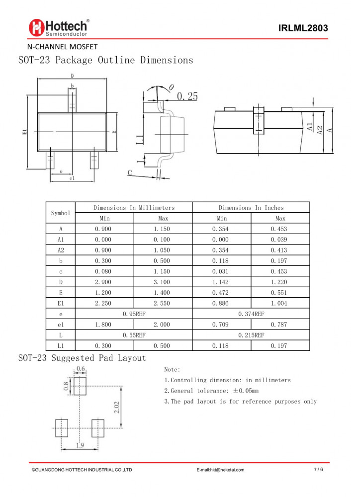 IRLML2803 datasheet page 7