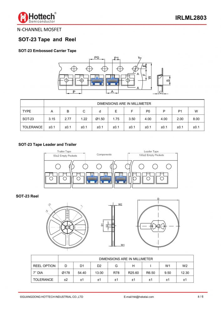 IRLML2803 datasheet page 8