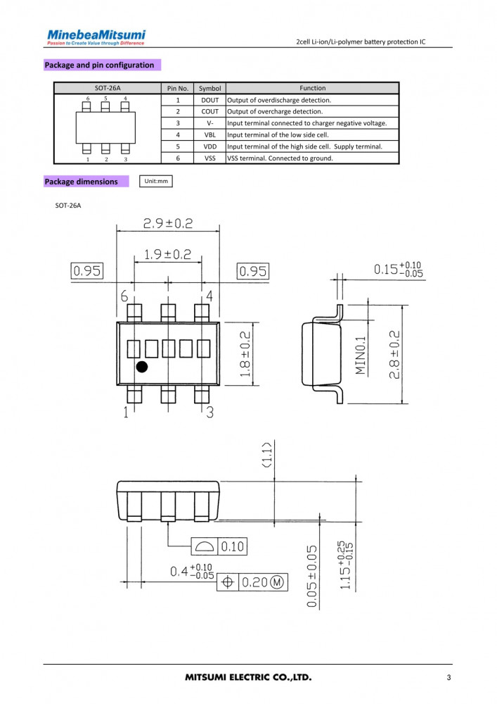 MM3220 datasheet page 3