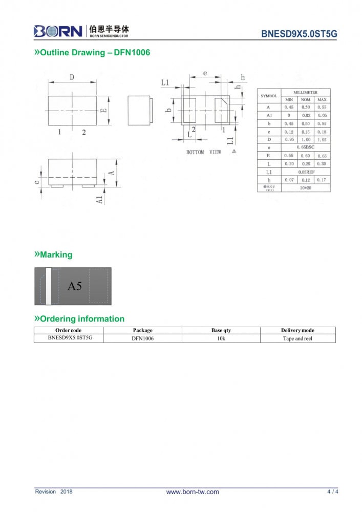 BNESD9X5.0ST5G datasheet page 4