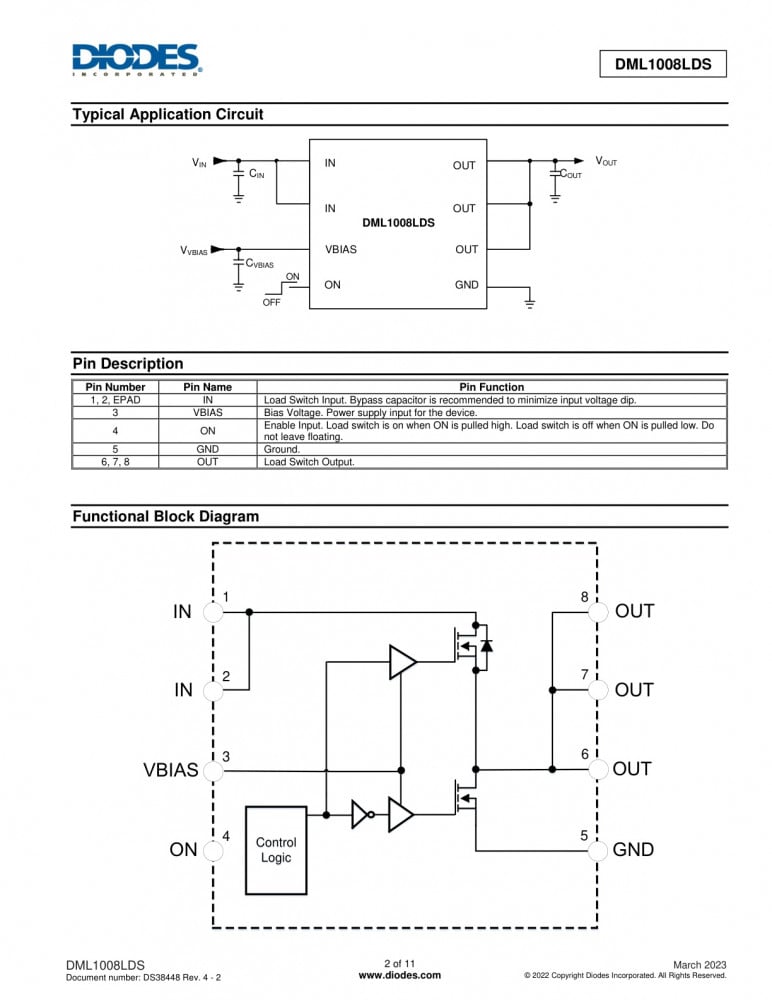 DML1008LDS-7 datasheet page 2