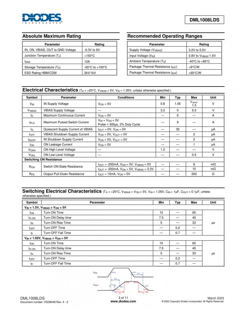 DML1008LDS-7 datasheet page 3