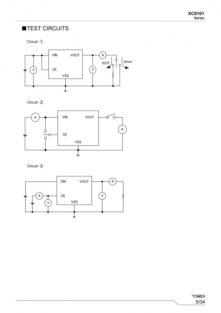 XC8101 datasheet page 5