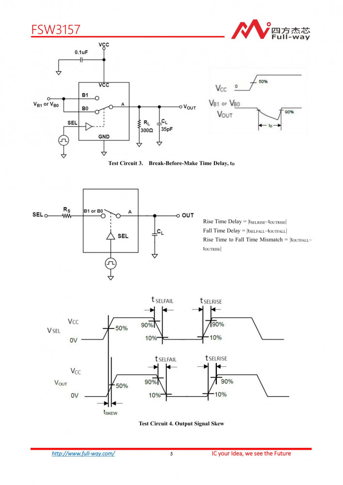 FSW3157 datasheet page 5