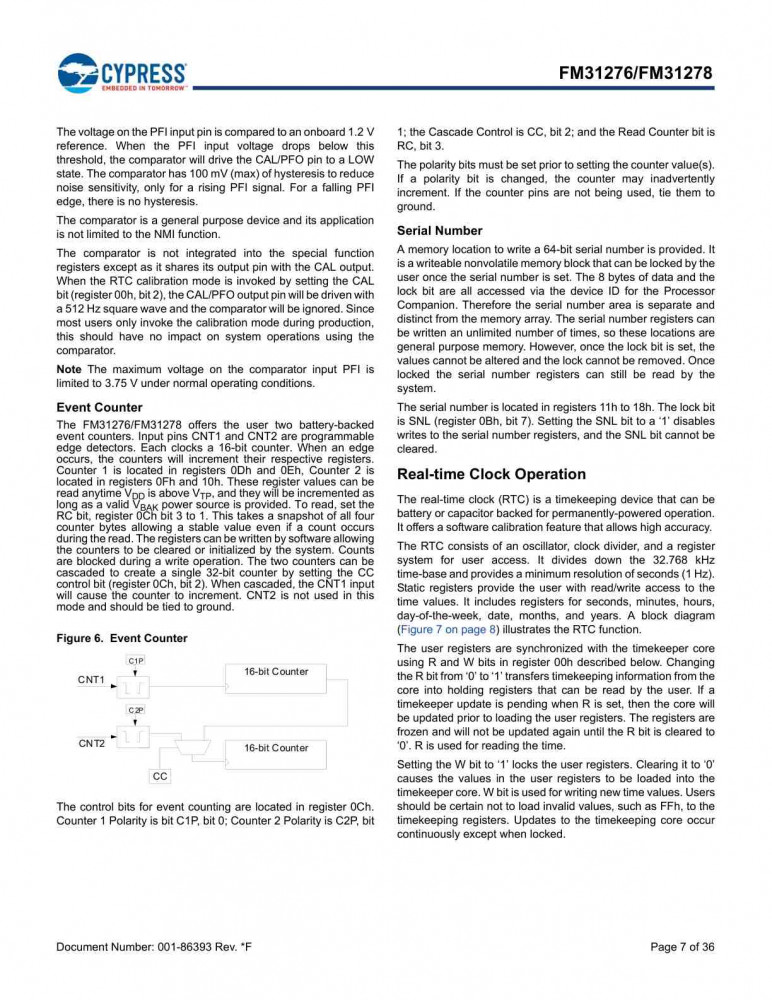 FM31278-G datasheet page 8