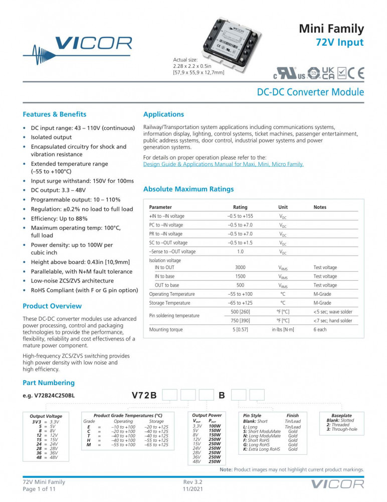 VICOR document page 1