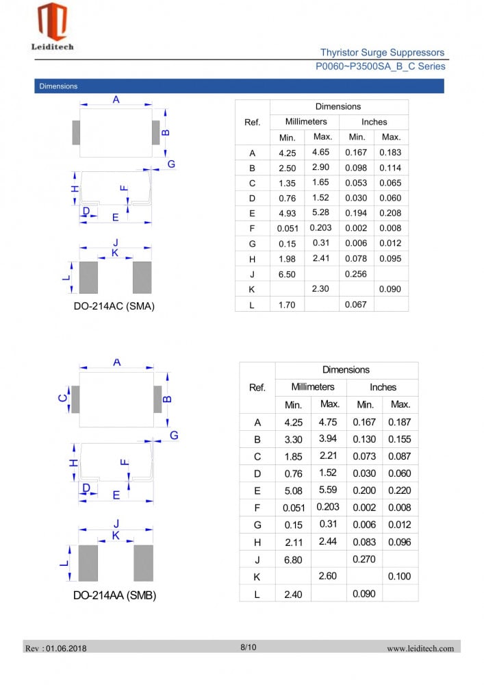 P0080SA datasheet page 8