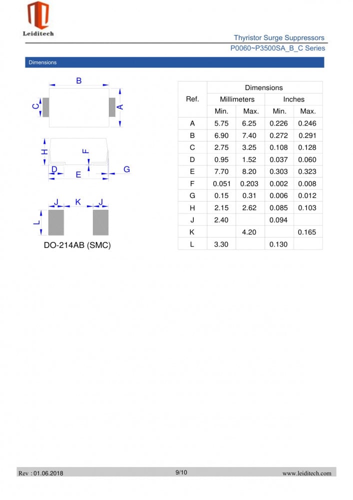 P0080SA datasheet page 9