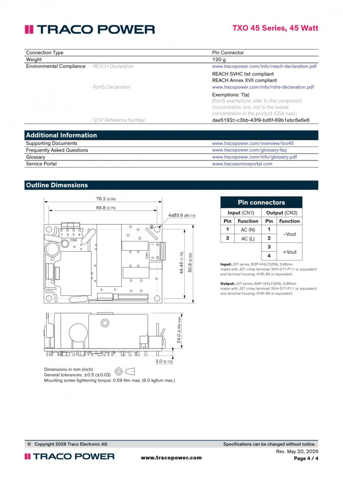 TXO 45 documentation page 4
