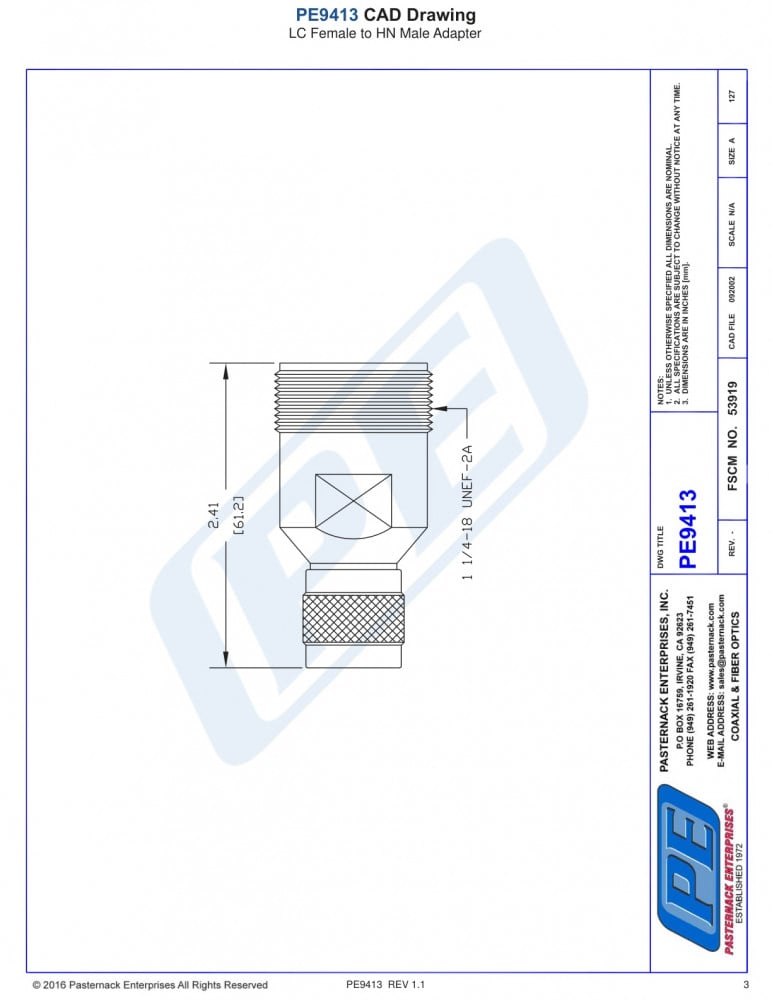 PE9413 technical document page 3