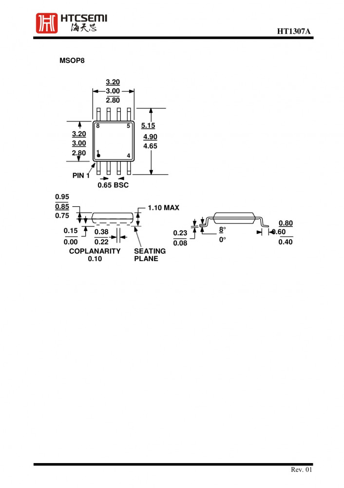 HT1307ANZ datasheet page 10