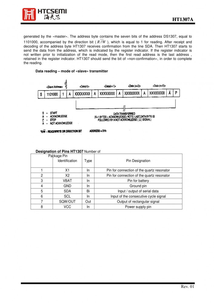 HT1307ANZ datasheet page 8