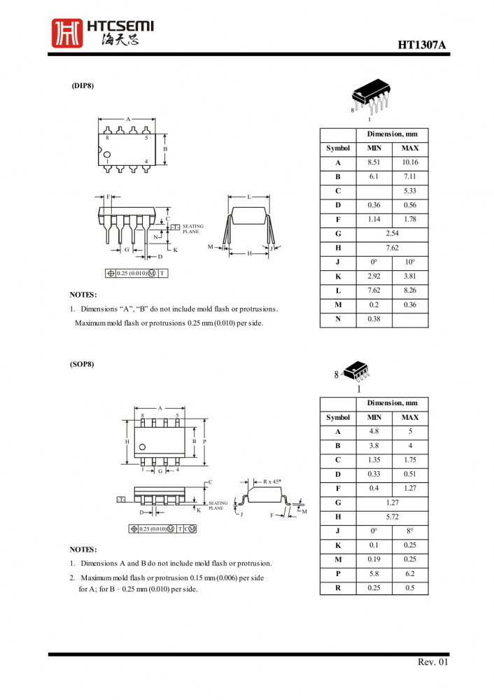 HT1307ANZ datasheet page 9