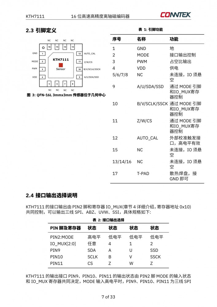 KTH7111 datasheet page 7