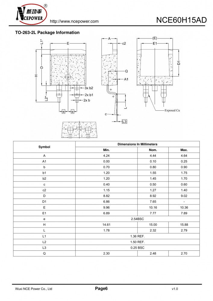 NCE60H15AD datasheet page 6