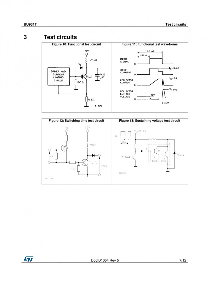 BU931P datasheet page 7