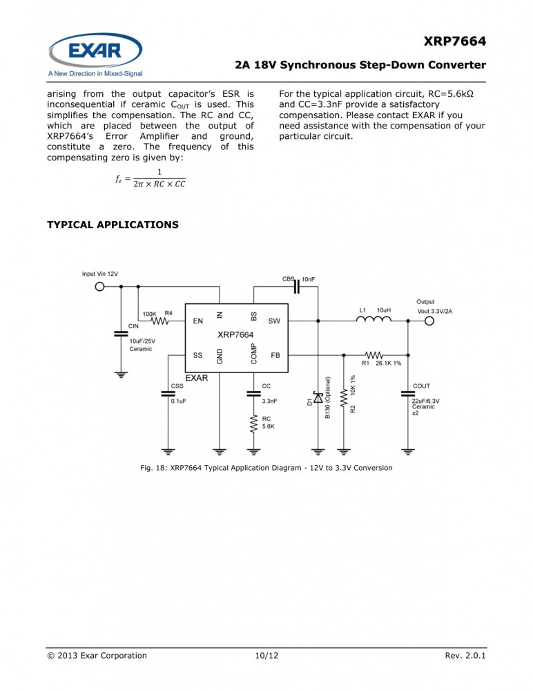 XRP7664 datasheet page 10