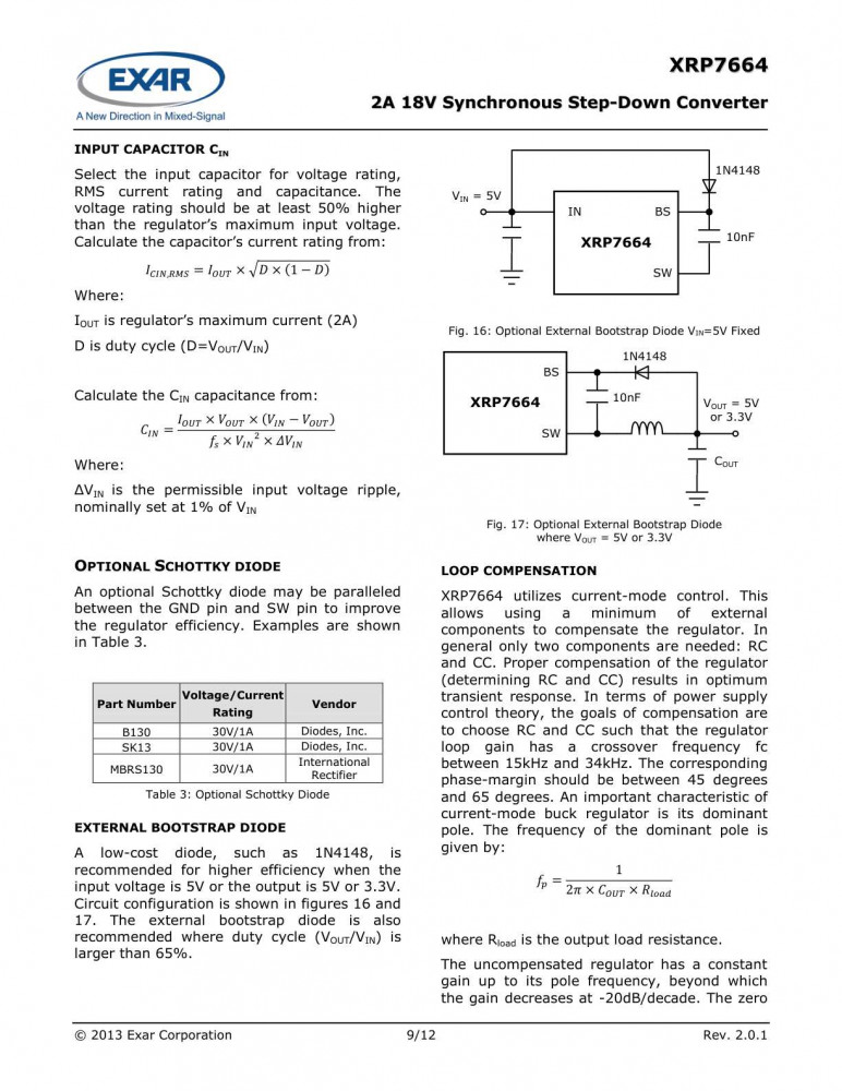 XRP7664 datasheet page 9