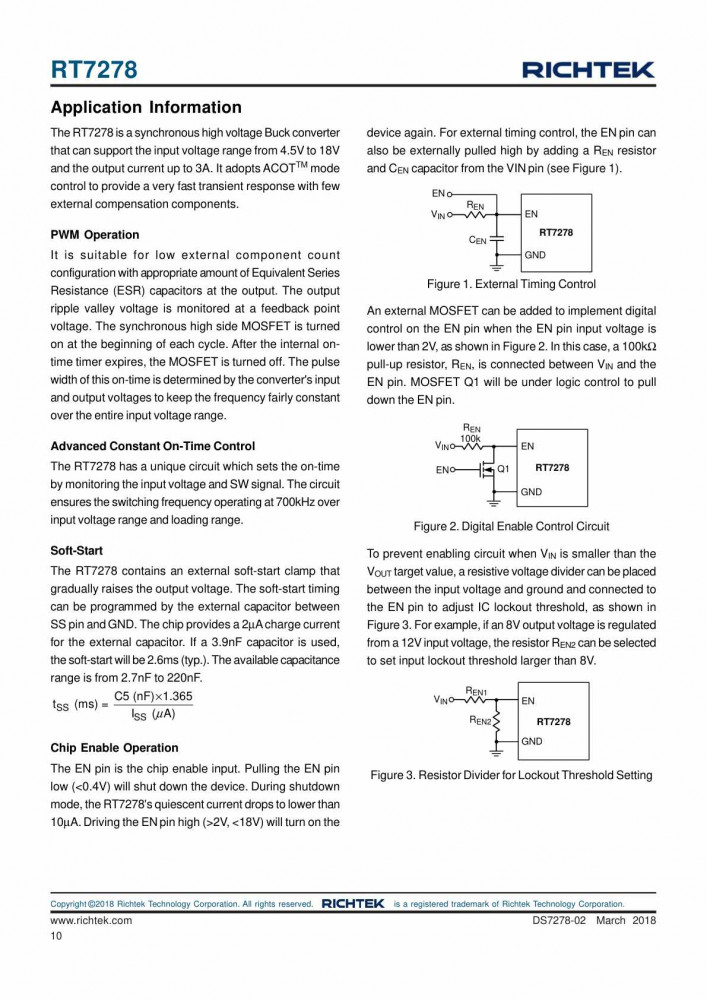 RT7278 datasheet page 10
