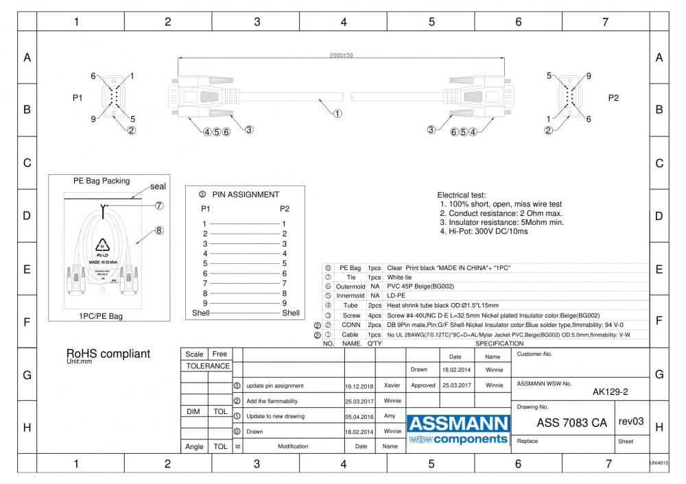 AK129-2 technical drawing preview