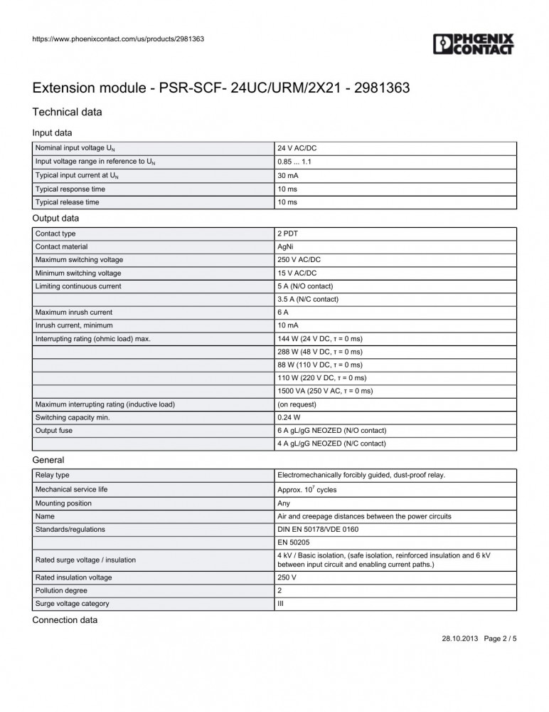 2981363 product documentation page 2
