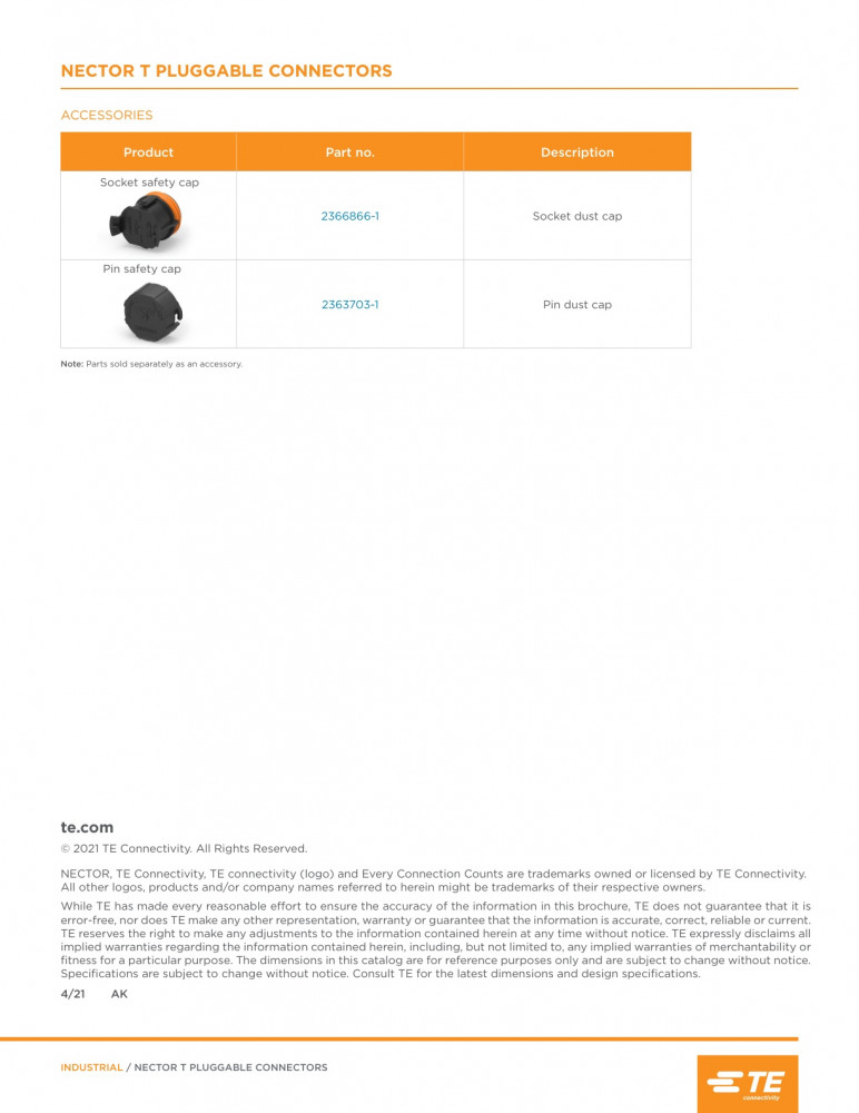 NECTOR T product brochure page 4