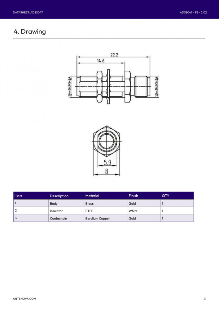 ADSS047 datasheet page 3