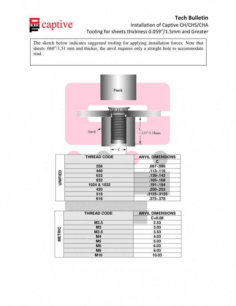 CHA440-6 tooling reference image, page 2